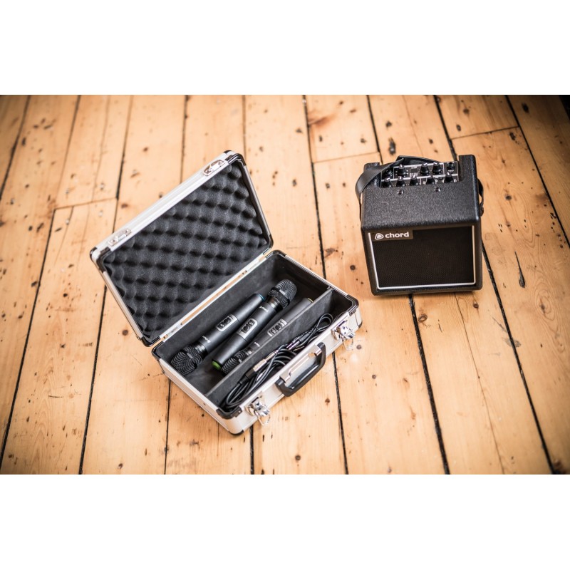 Microphone flight case.