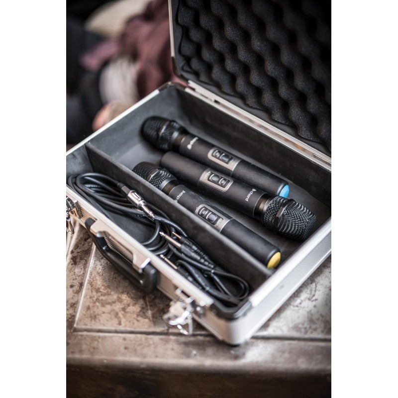 Microphone flight case.