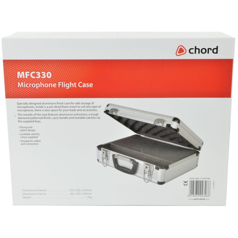 Microphone flight case.