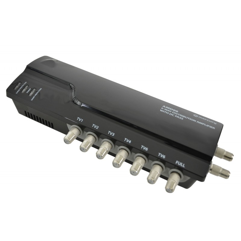 6 Way VHF/UHF Distribution Amplifier