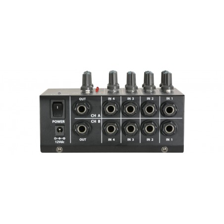 4 Stereo Channel Line Level & Instrument Mixer