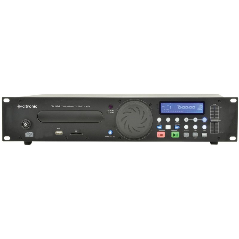 CDUSB-2 rackmount CD/USB/SD player 2U