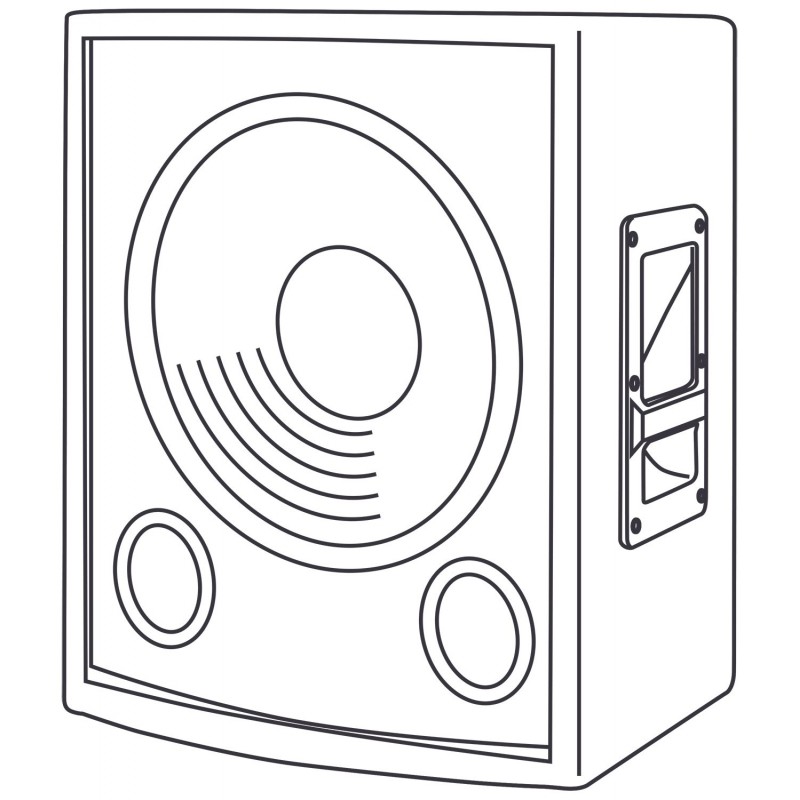 QT18S Bass box 45cm (18") - 500W