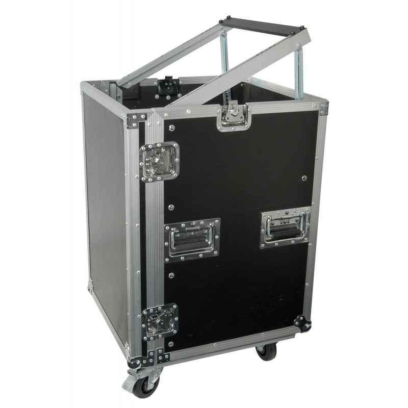 16U 19" rack case with wheels