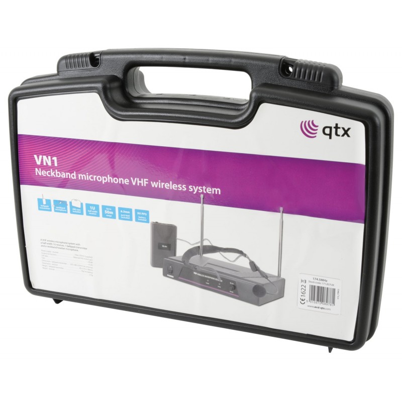 VHF wireless neckband mic system - 174.5MHz