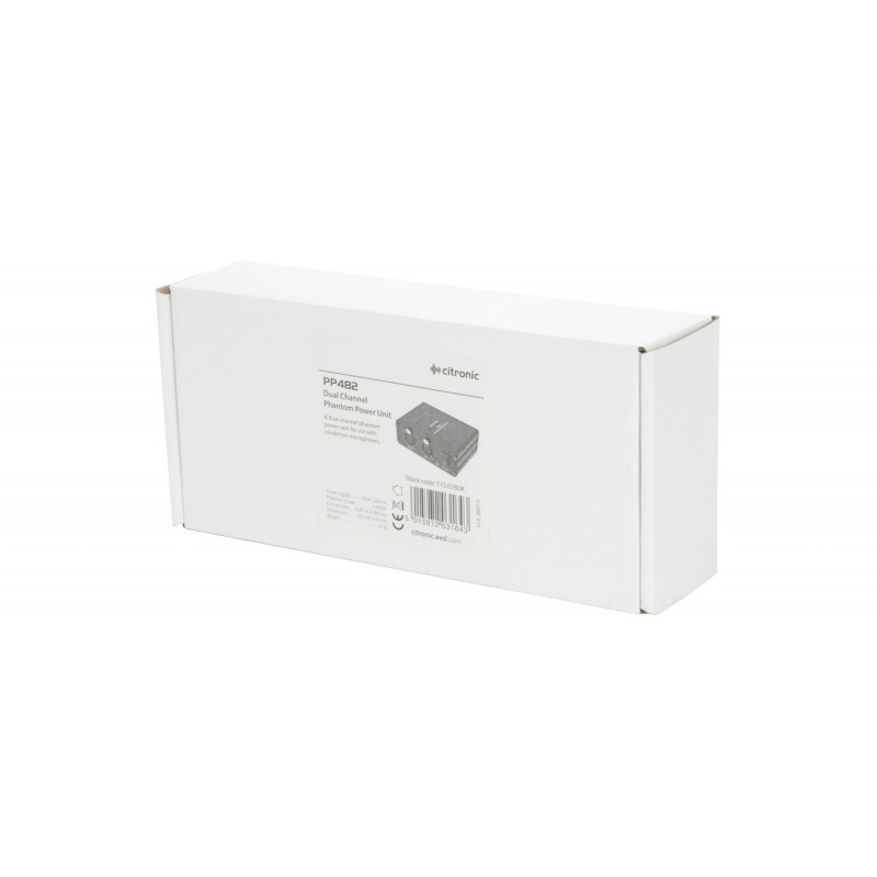 Dual channel phantom power unit