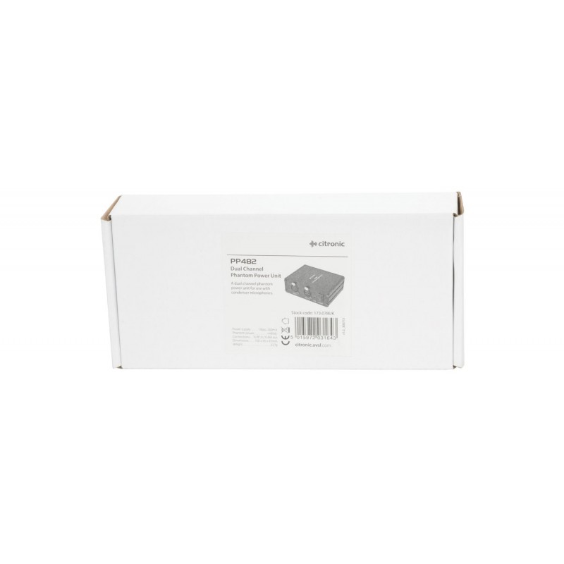 Dual channel phantom power unit