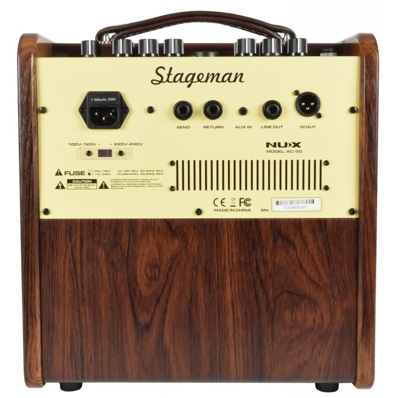 NuX Stageman AC50 Acoustic Guitar & Vocals Amplifier