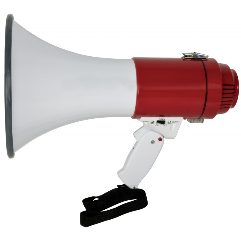 Megaphone 30W Built-in Microphone & Foldable Grip