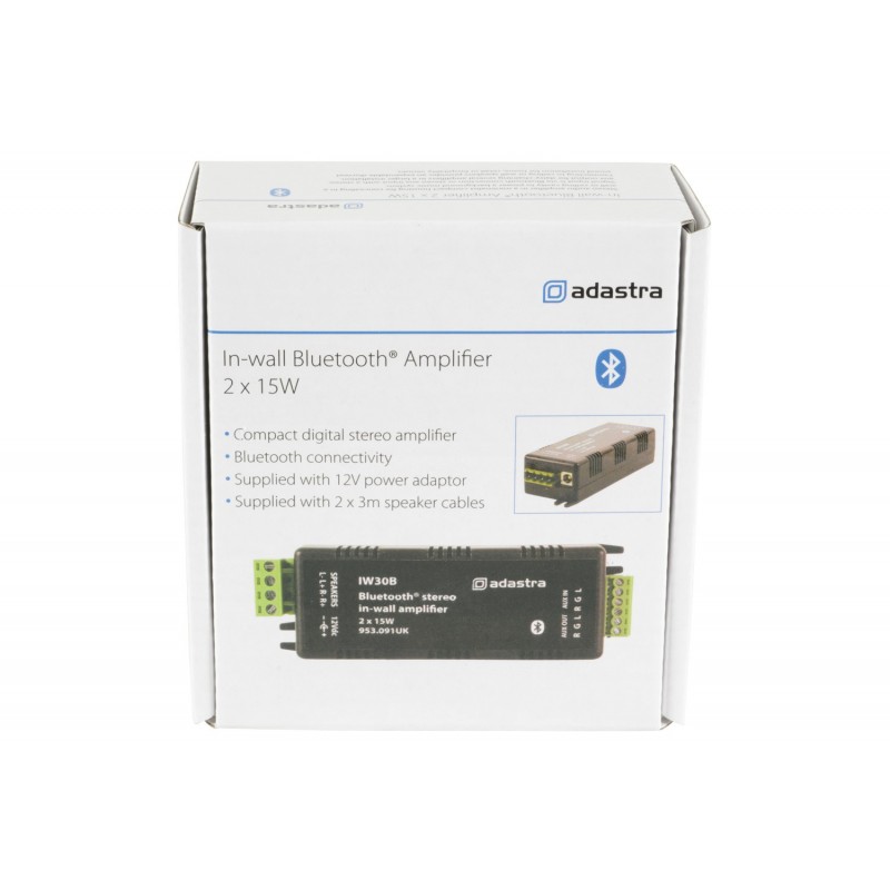In-wall Amplifier 2x15W