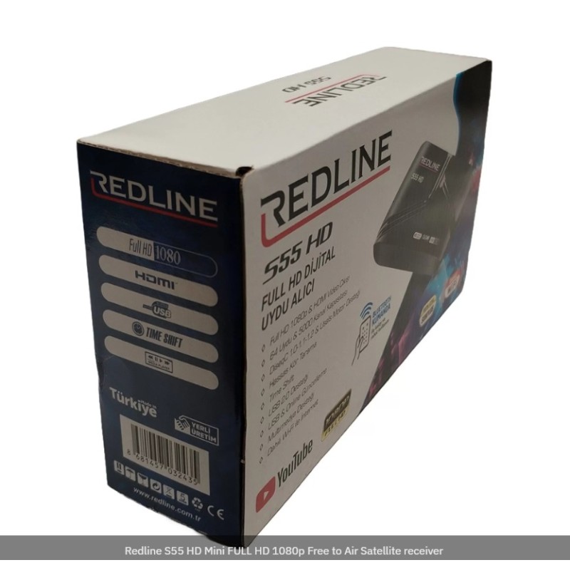 Redline S55 HD Mini FULL HD 1080p Free to Air Satellite receiver