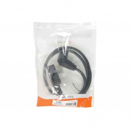 Power Lead UK Plug - Right Angle IEC 1.0m